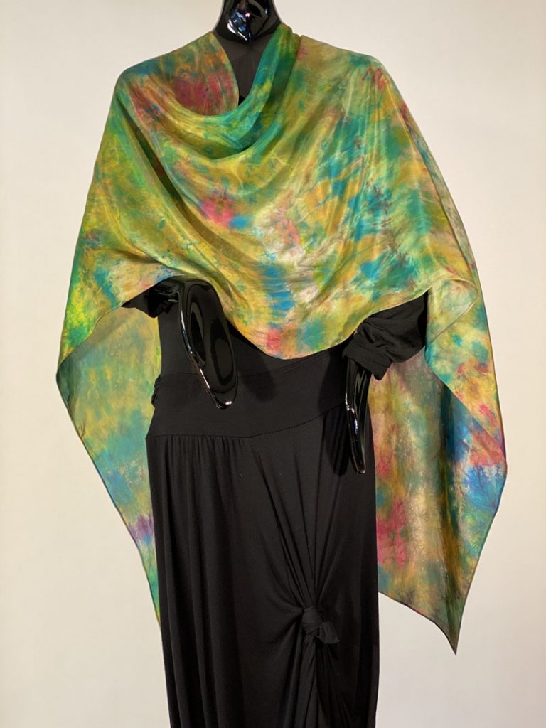 Multi-colored Silk Wrap – Susan D Luks